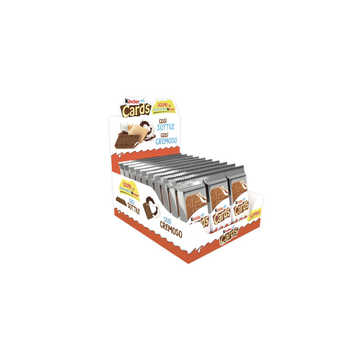 Kinder Cards La-Ca T2 25,6g - Marka - Igiene e bellezza, 1,00